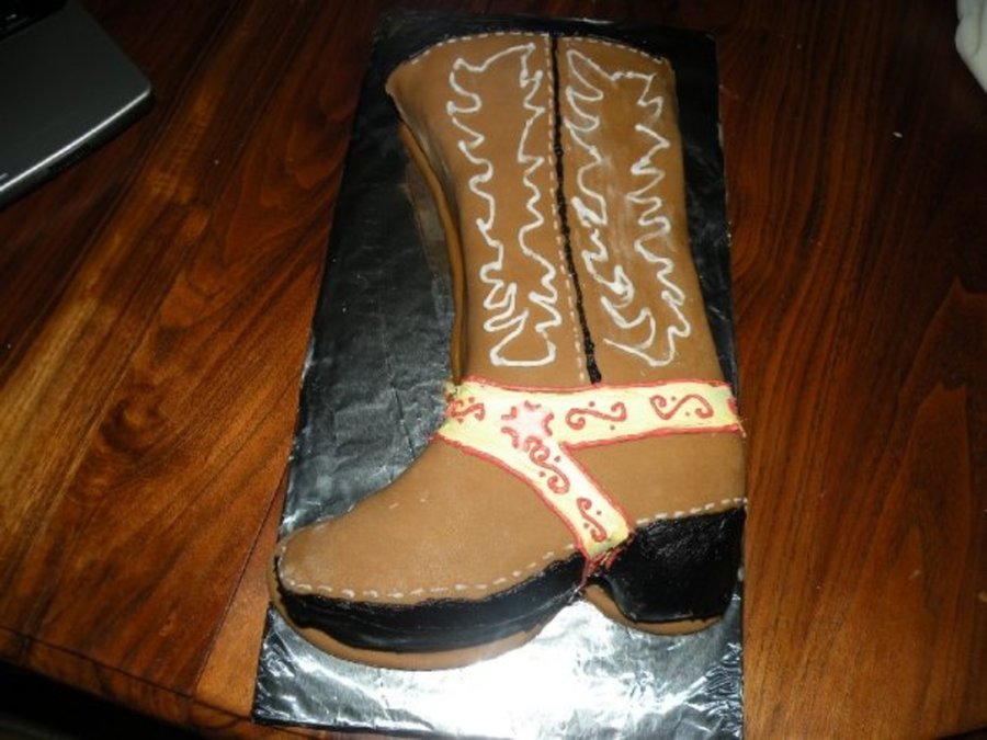 Boot Cake - CakeCentral.com