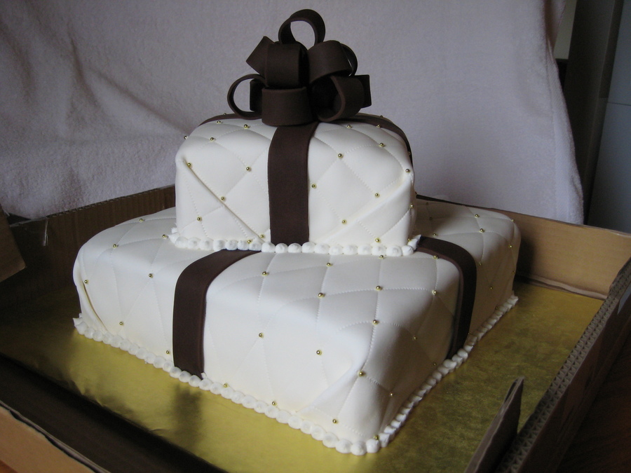 Present Wedding Cake - CakeCentral.com