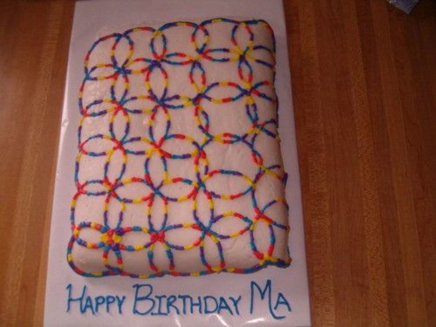 Quilt Cake - CakeCentral.com