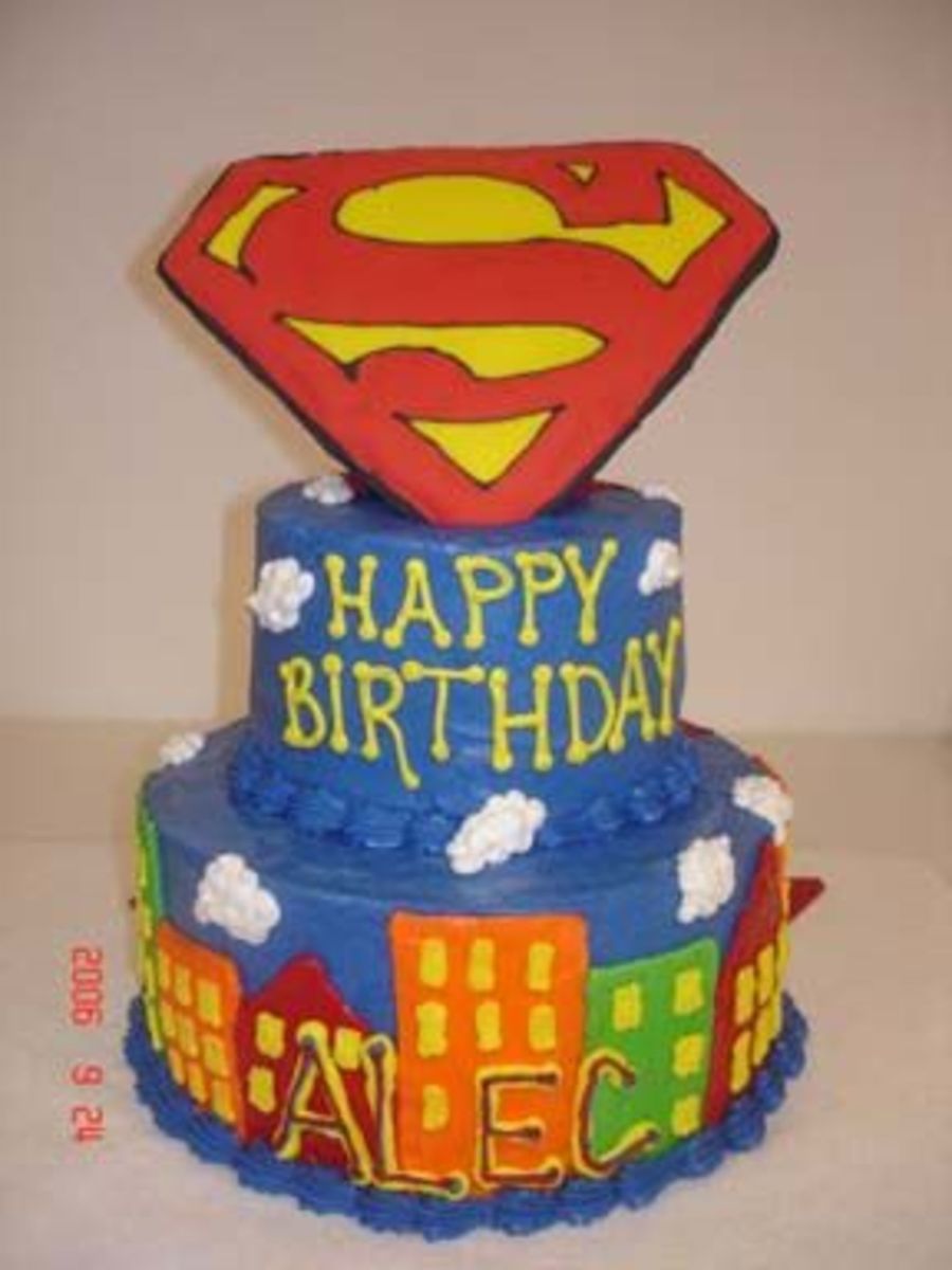 Superman Cake - CakeCentral.com