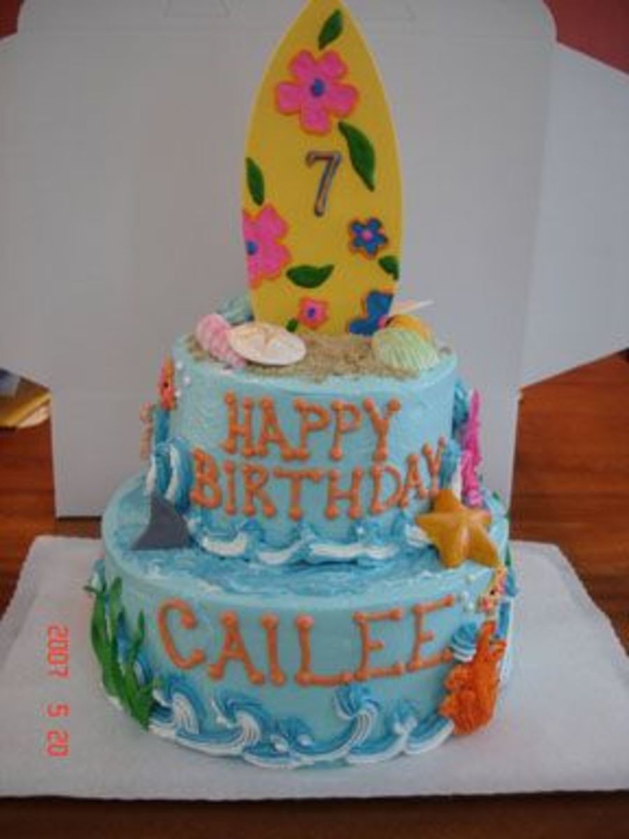 Surf Board Theme - CakeCentral.com