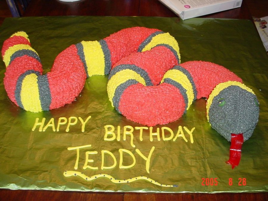 Snake Cake - CakeCentral.com