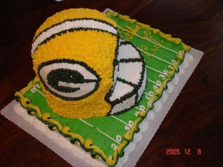 Green Bay Packers Helmet - CakeCentral.com
