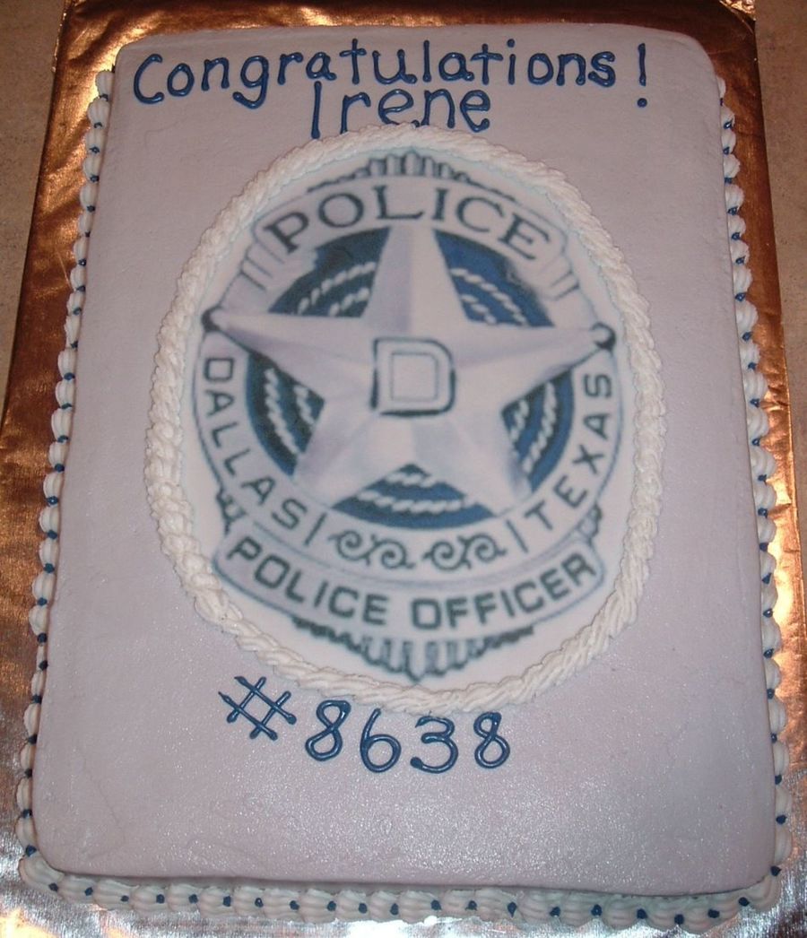 Police Academy Graduation - CakeCentral.com
