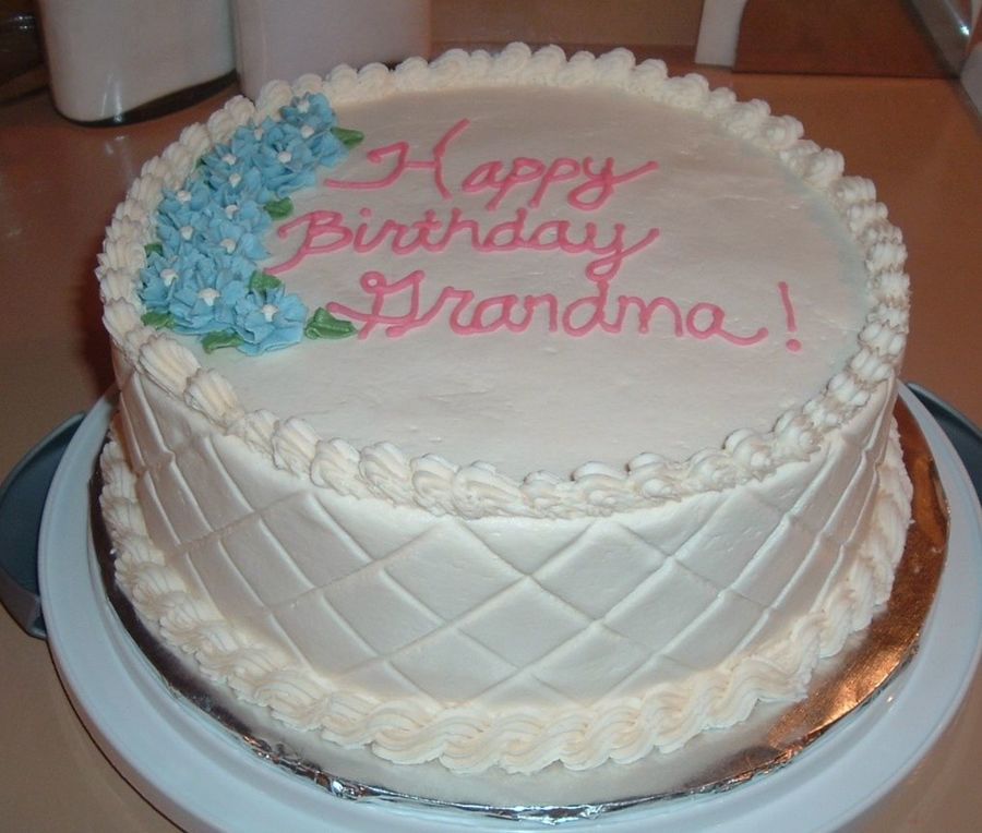 Birthday Cake For My Grandma - CakeCentral.com