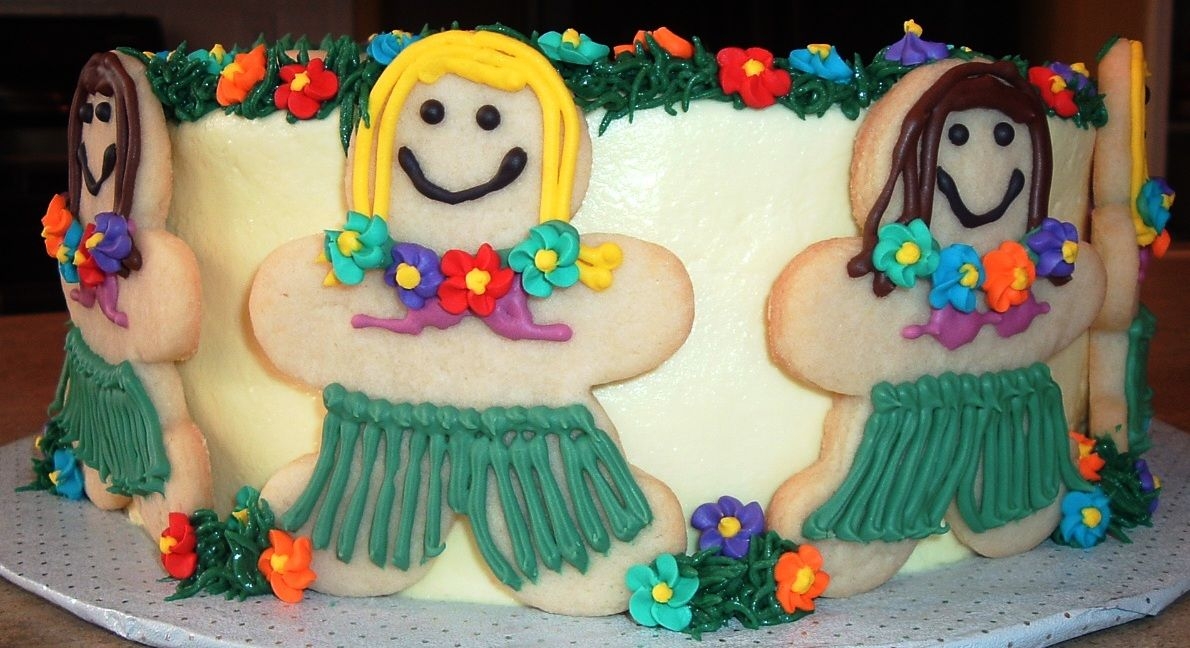 Hula Girl Cake - CakeCentral.com
