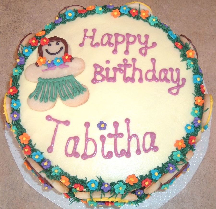 Hula Girl Cake - CakeCentral.com