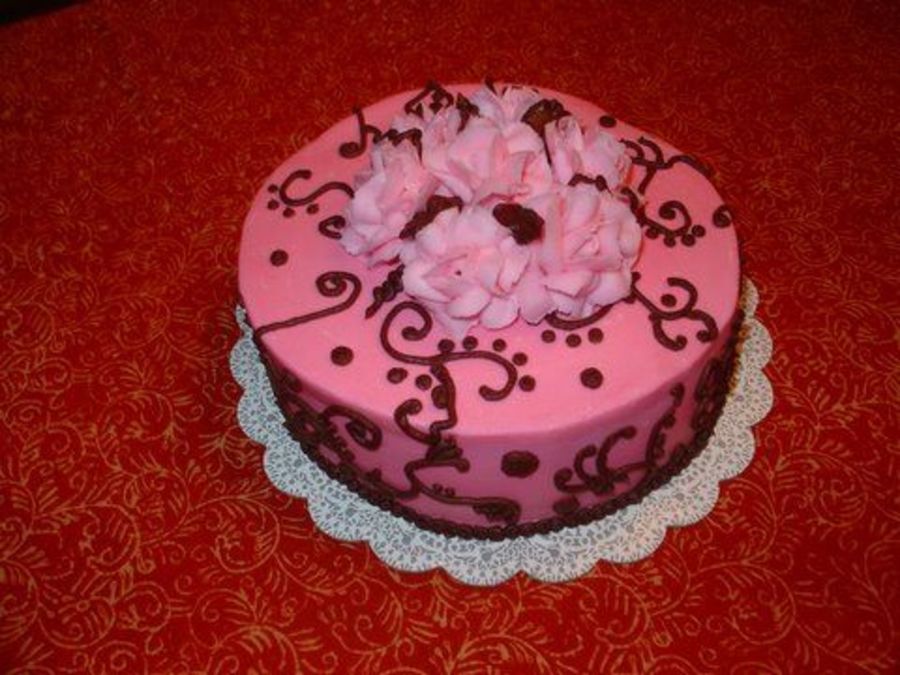 An Exercise In Pink And Brown - CakeCentral.com