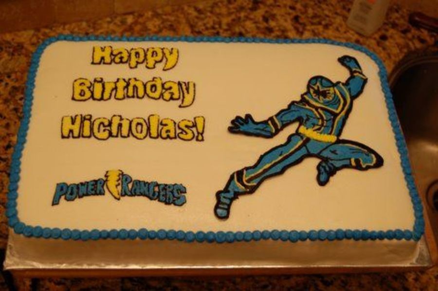 Blue Power Ranger - CakeCentral.com