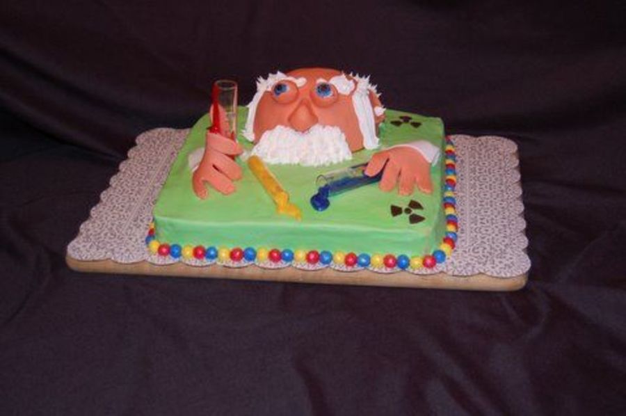 Mad Scientist Birthday Cake - CakeCentral.com