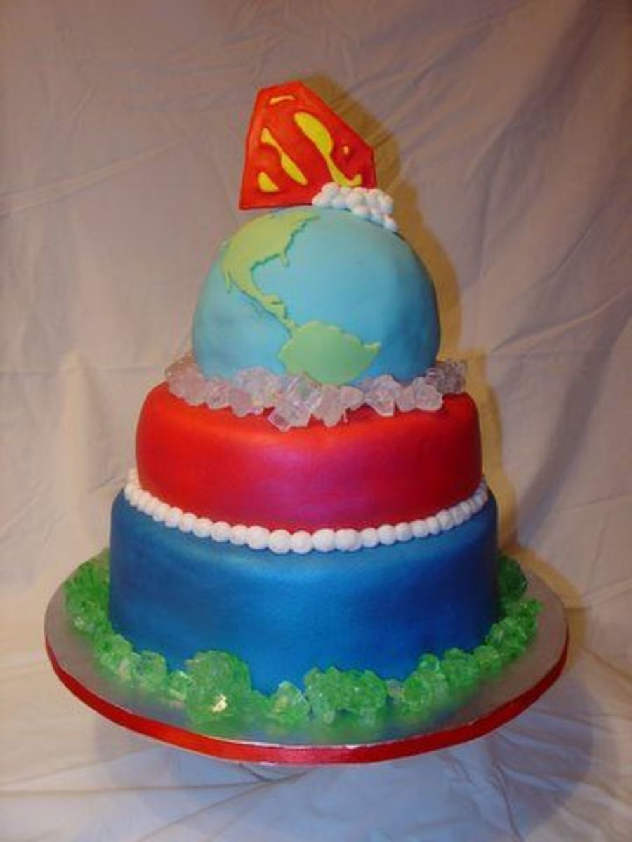 Superman Cake - CakeCentral.com