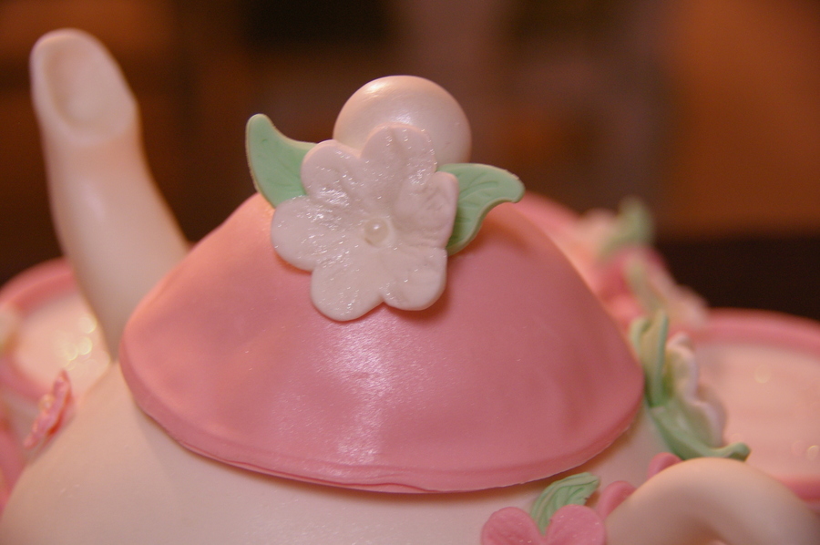 Tea Pot & Tea Cups - CakeCentral.com