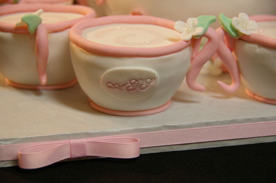 Tea Pot & Tea Cups - CakeCentral.com