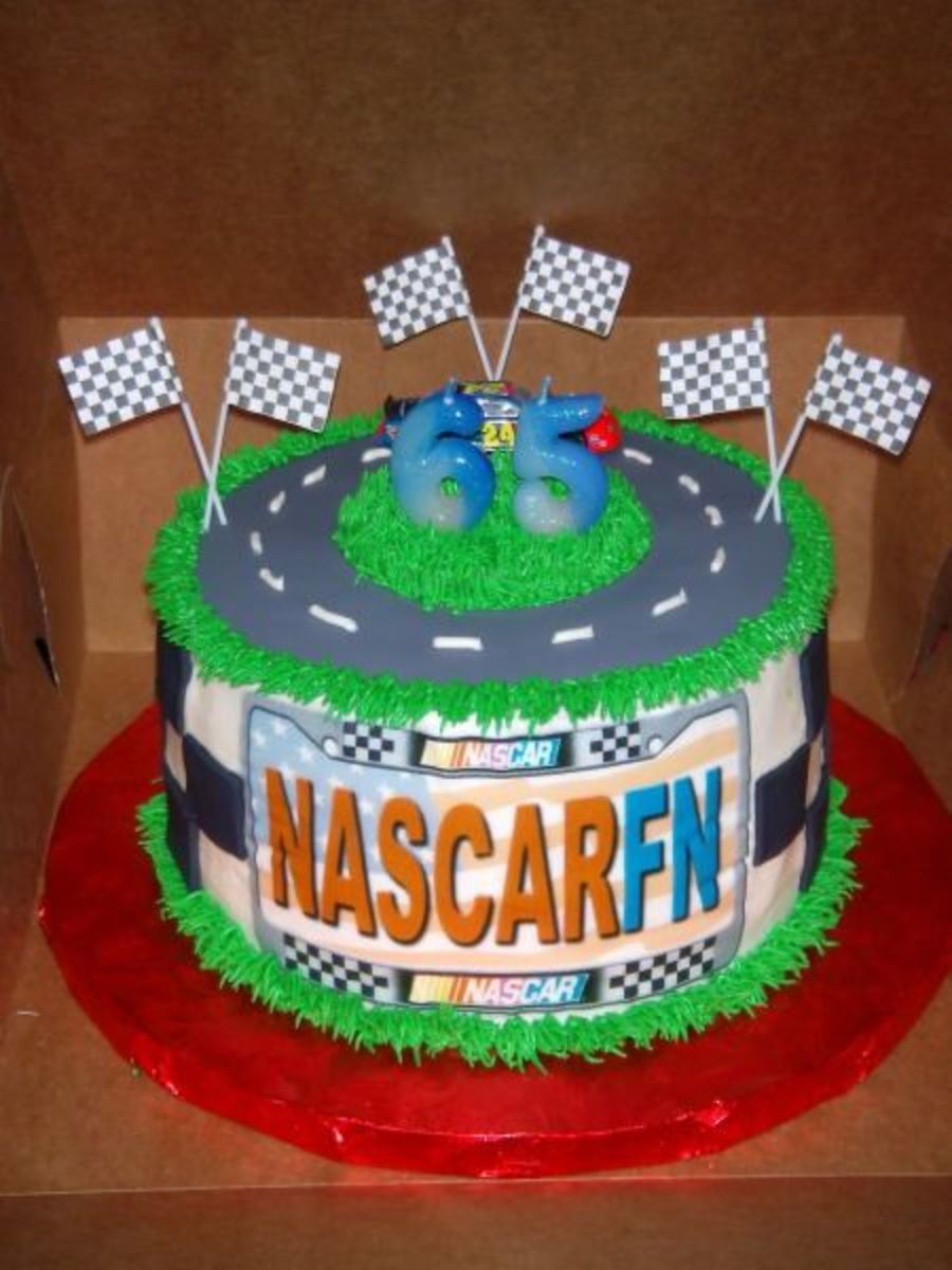Nascar 65Th Birthday Cake - CakeCentral.com