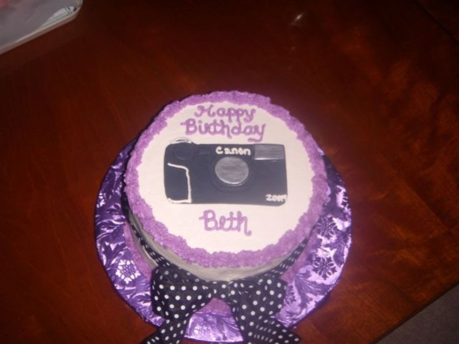 Photography Birthday Cake - CakeCentral.com