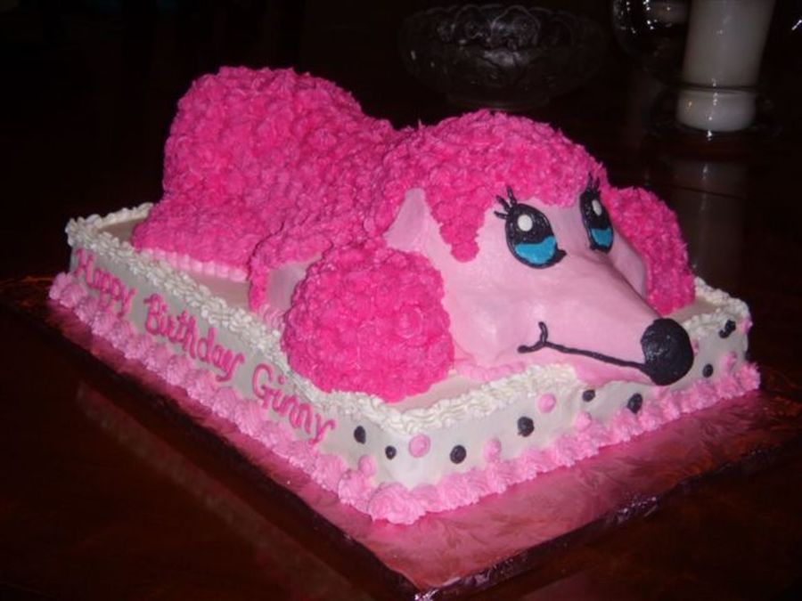 3D Pink Poodle Cake - CakeCentral.com