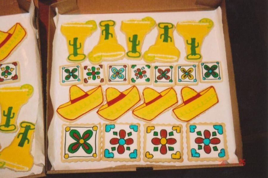 Sombreros, Margaritas, Mexican Tiles - CakeCentral.com