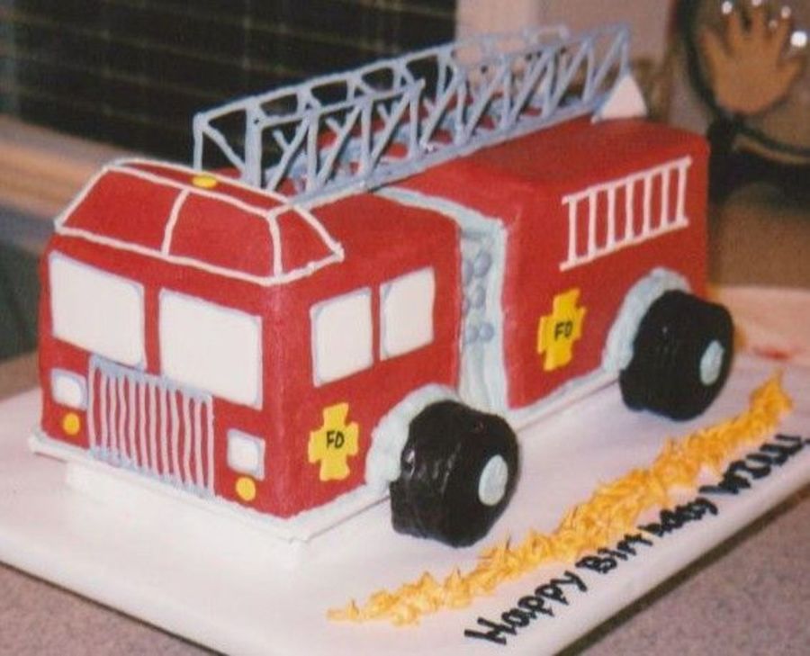 Fire Truck Cake - CakeCentral.com