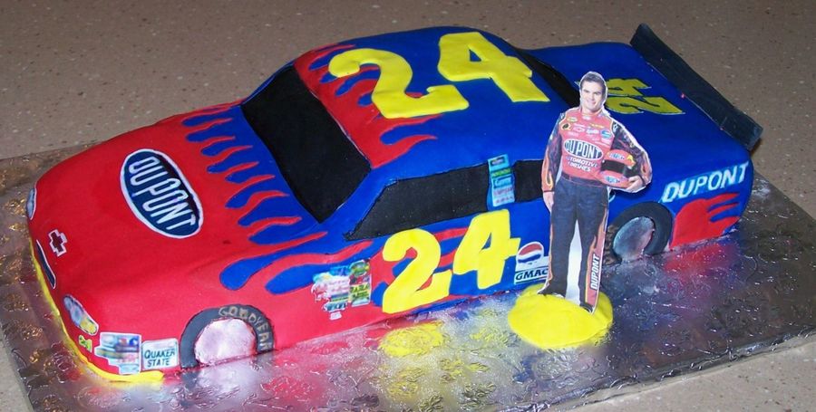# 24 Jeff Gordon's Nascar - CakeCentral.com