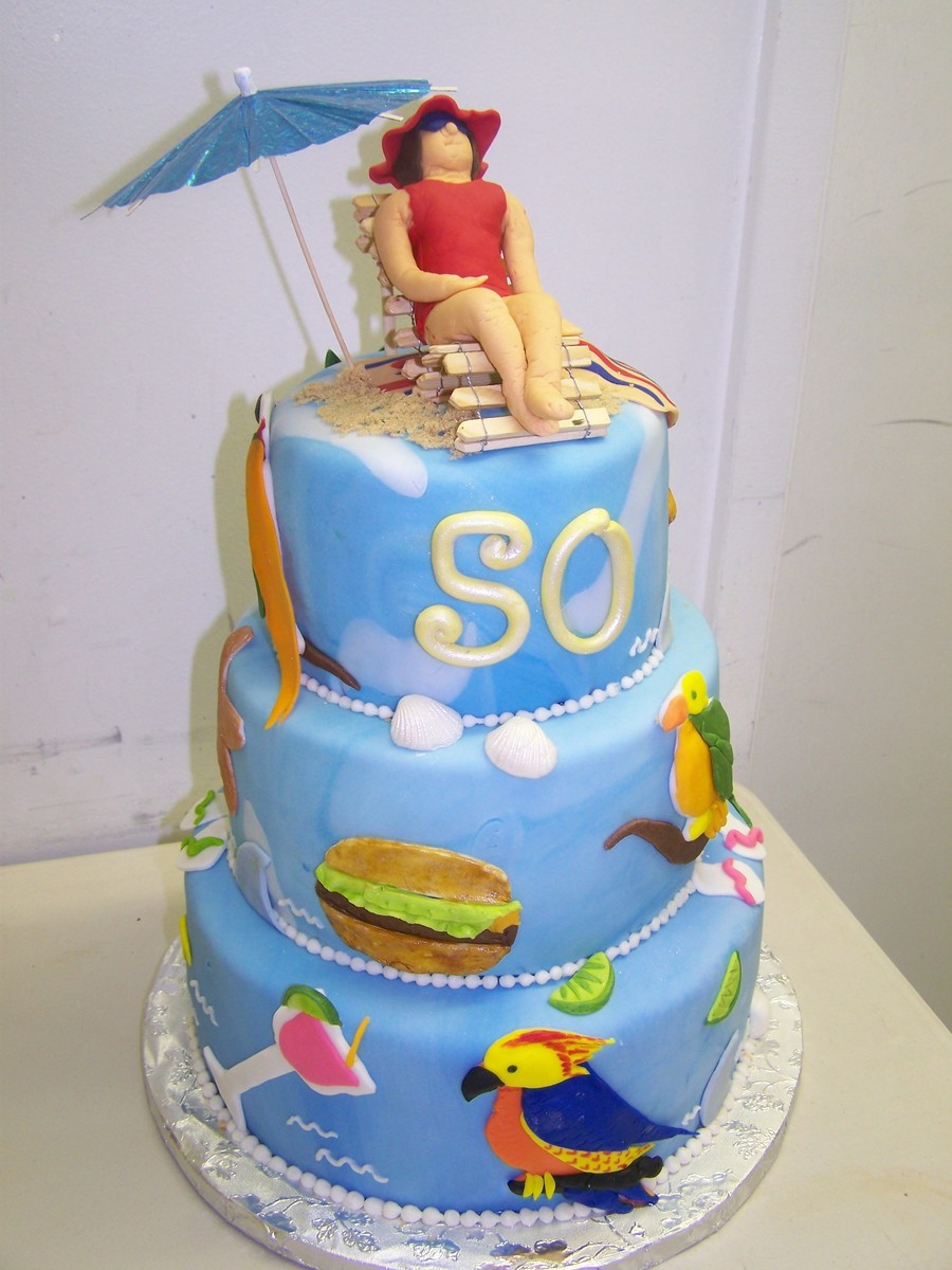 Jimmy Buffet Cake - CakeCentral.com