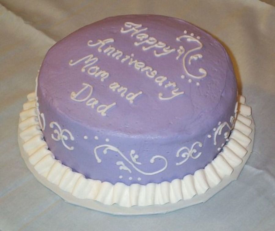 Scroll Anniversary Cake - CakeCentral.com