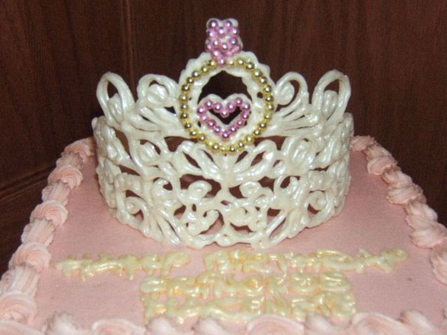 Another Princess Cake-Different Take On The Tiara - CakeCentral.com