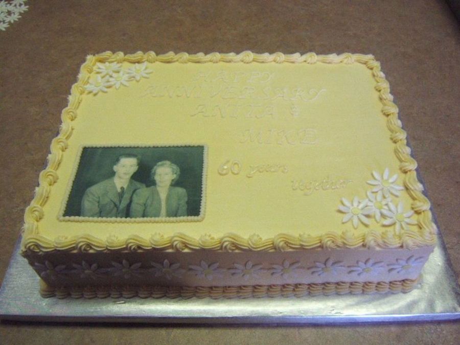 60 The Anniversary - CakeCentral.com