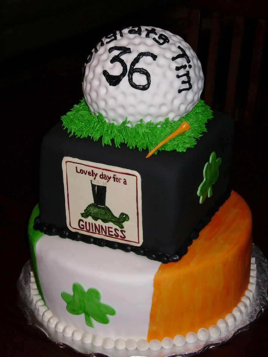 Golf Retirement Cake - CakeCentral.com