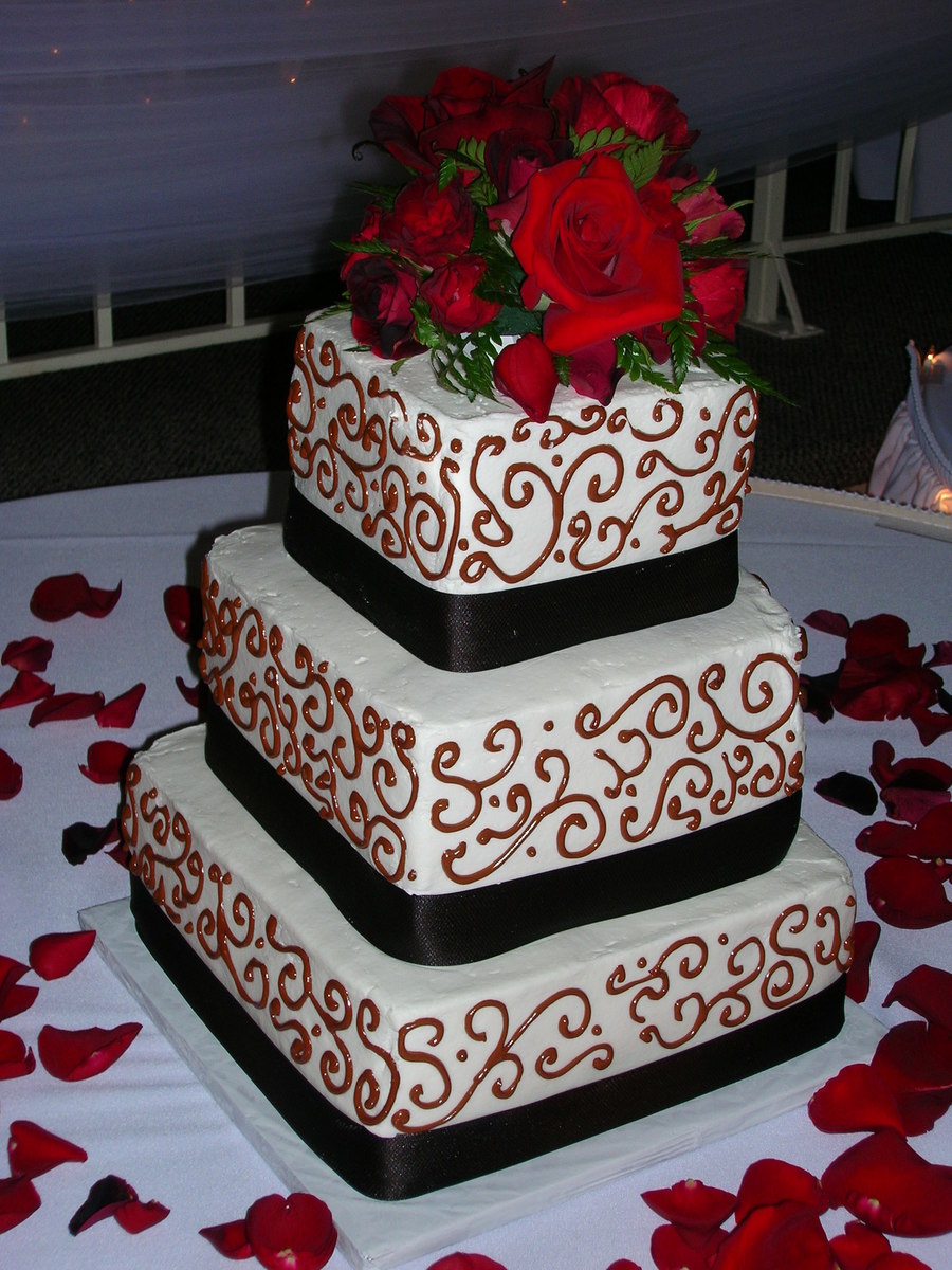 Scroll Wedding Cake - CakeCentral.com