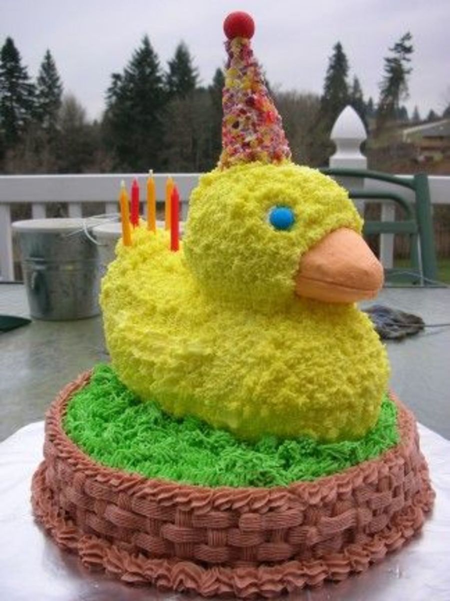 Birthday Duck - CakeCentral.com