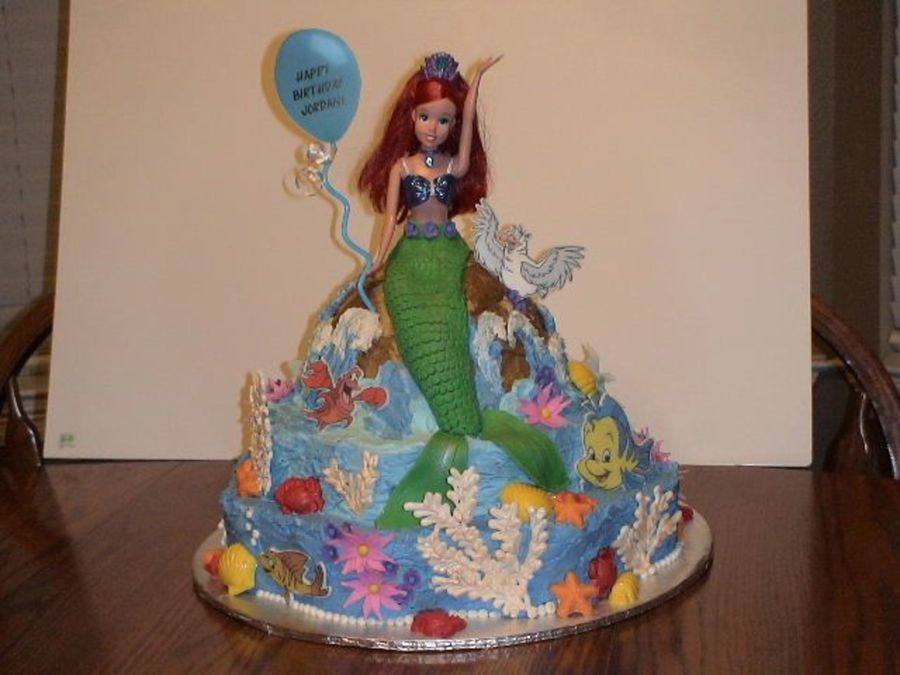 Little Mermaid, Ariel Cake - CakeCentral.com