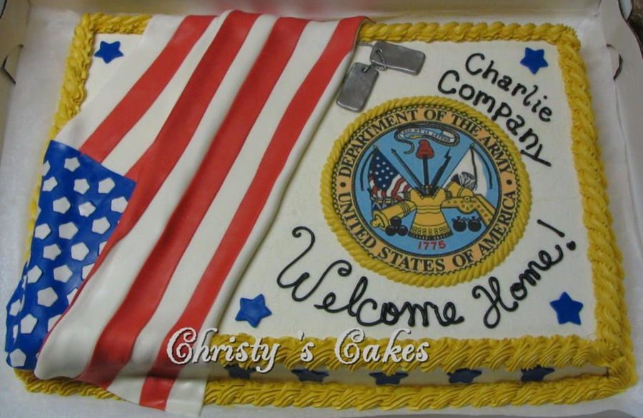 Army National Guard Welcome Home - CakeCentral.com