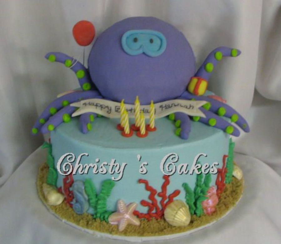 Octopus Cake - CakeCentral.com