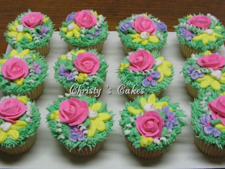 Spring Cupcakes - CakeCentral.com