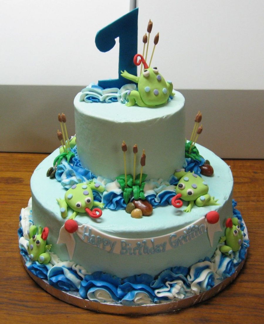 Froggy Birthday - CakeCentral.com