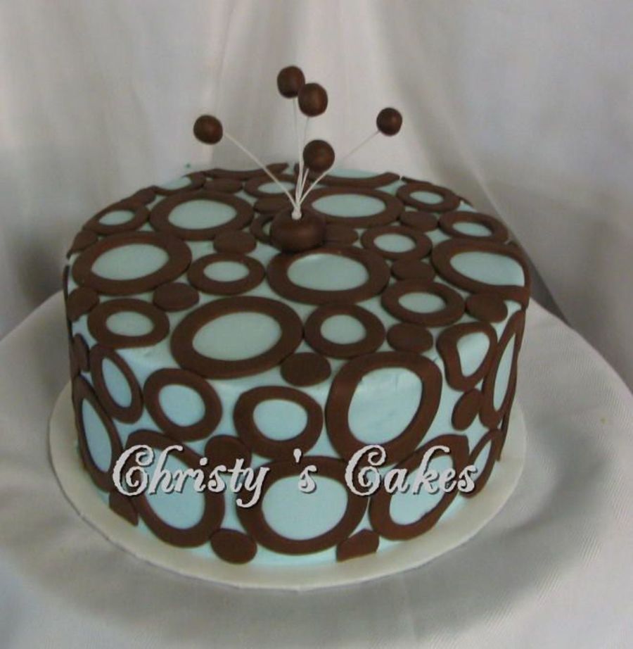 Retro Circles - CakeCentral.com