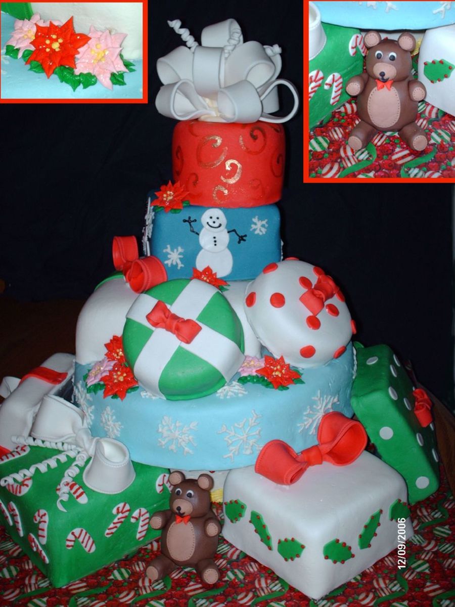 Stack Of Presents - CakeCentral.com