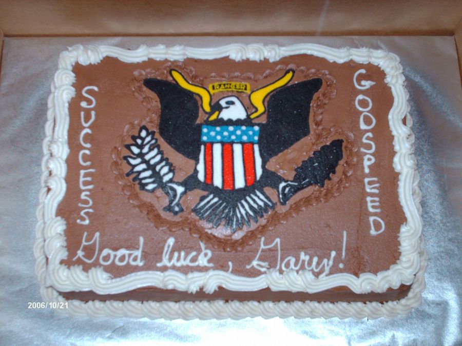 Goodbye Cake - Army Airborne Ranger - CakeCentral.com