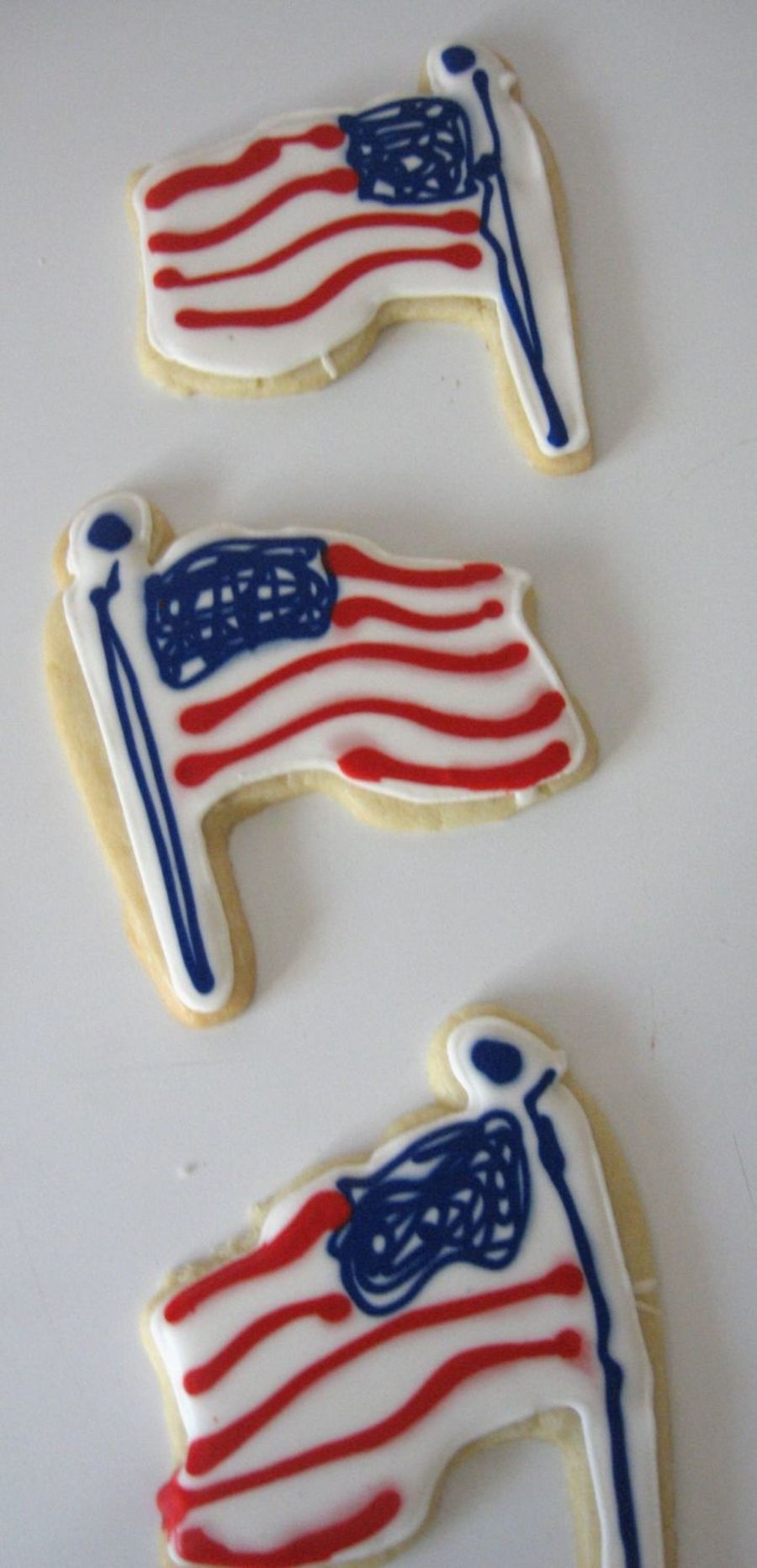 Flag Cookies - CakeCentral.com