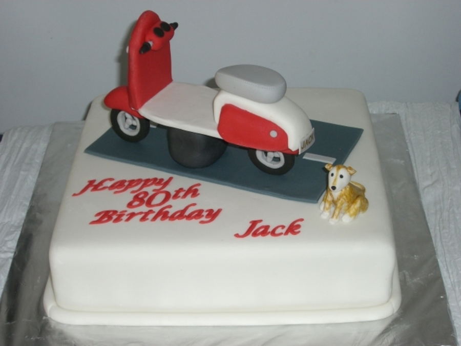 Jack's Scooter - CakeCentral.com