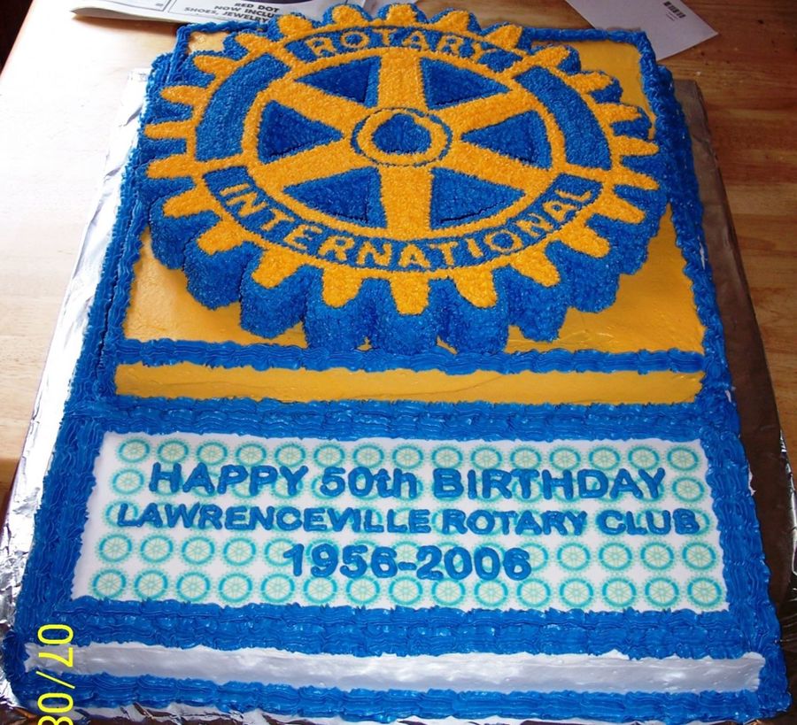 Rotary 50Th Anniversary - CakeCentral.com