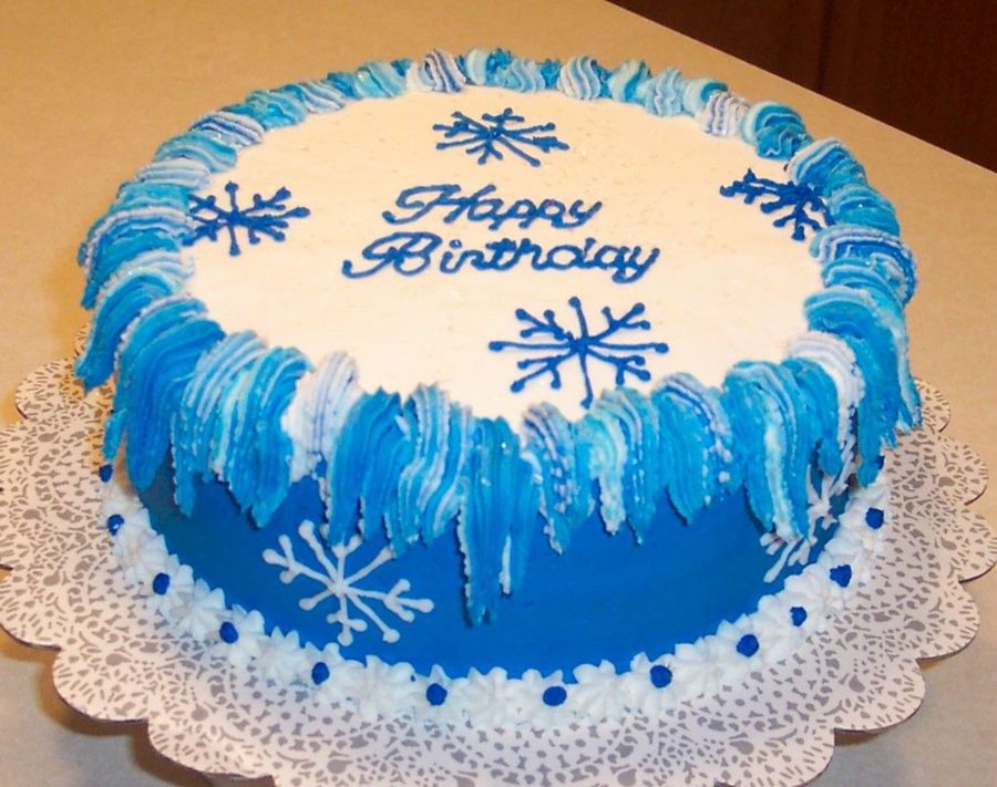 Winter Birthday - CakeCentral.com