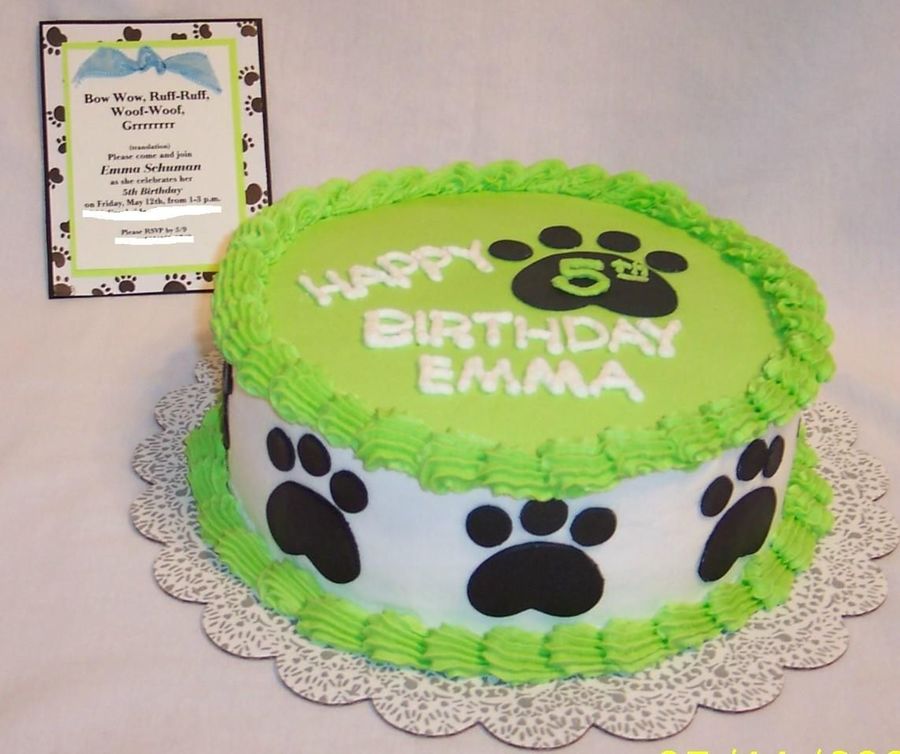 Dog Paw - CakeCentral.com
