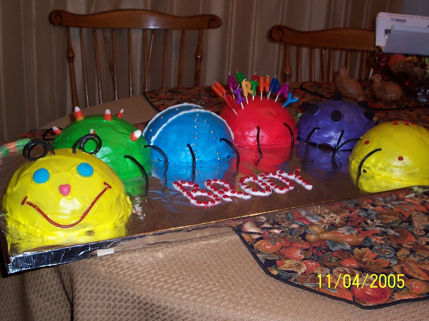 Baby Einstein Caterpillar - CakeCentral.com