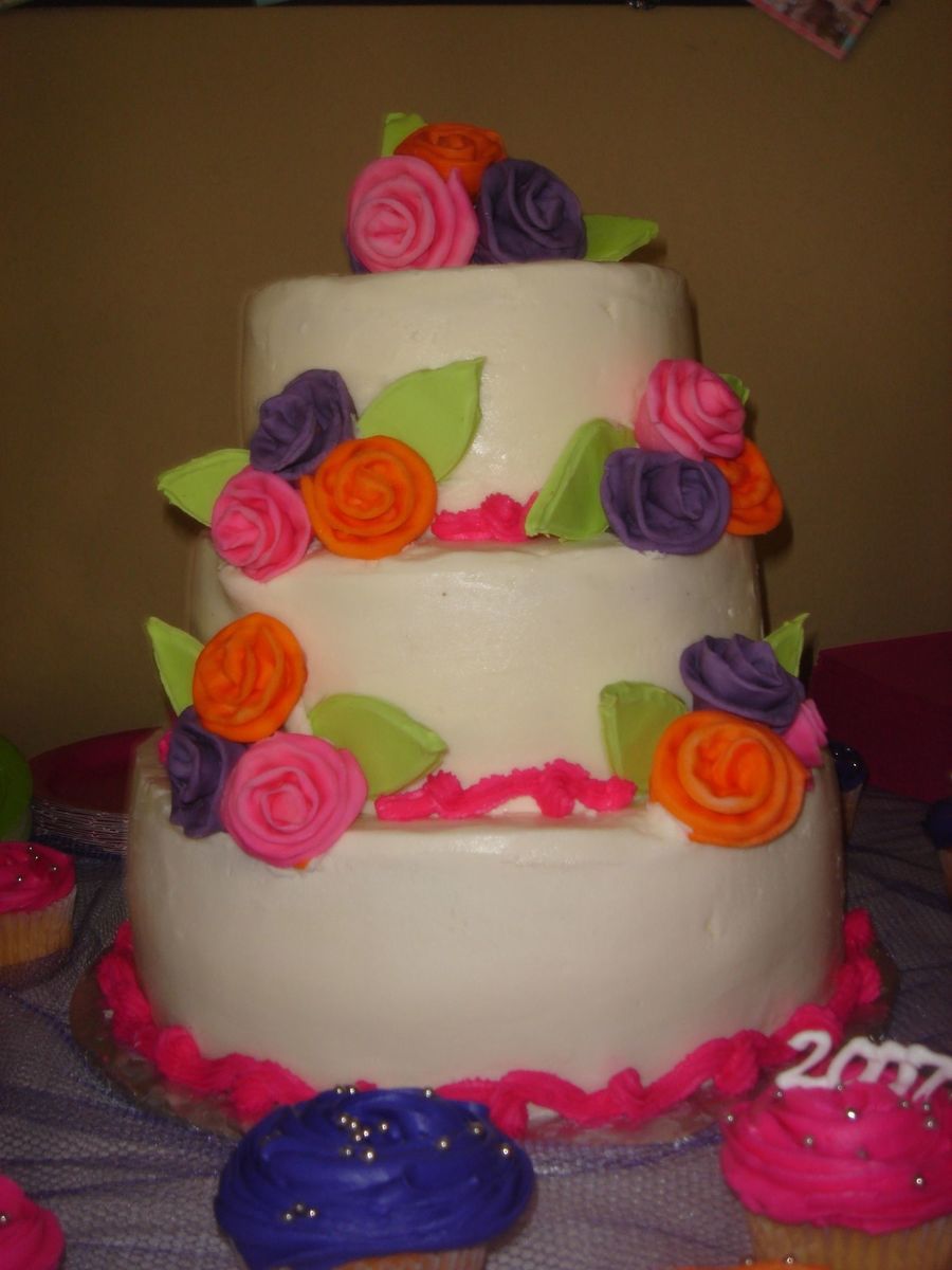 Fiesta Graduation Cake - CakeCentral.com