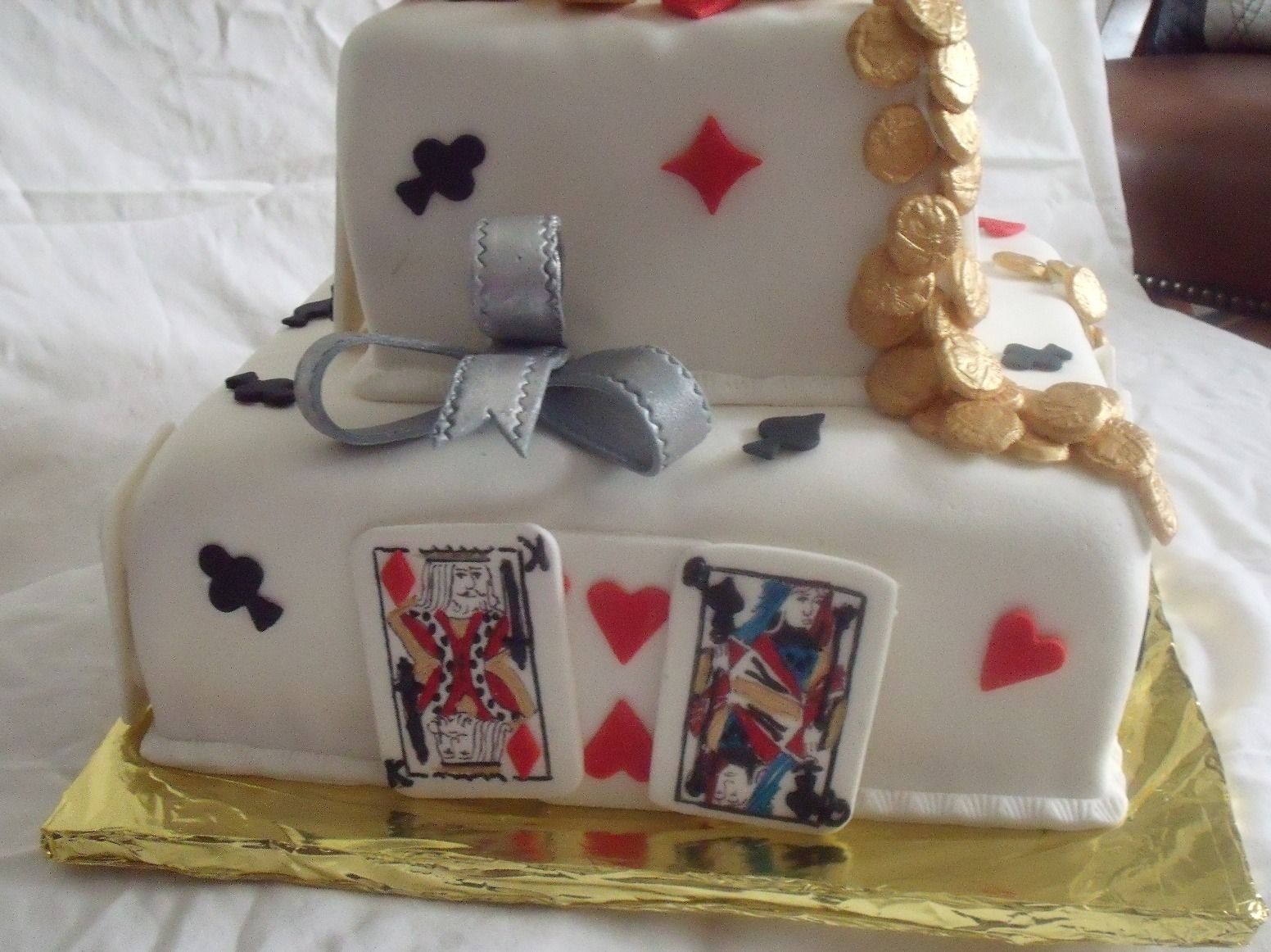 Poker Cake Or Playing Card Cake Or Casino Cake - CakeCentral.com