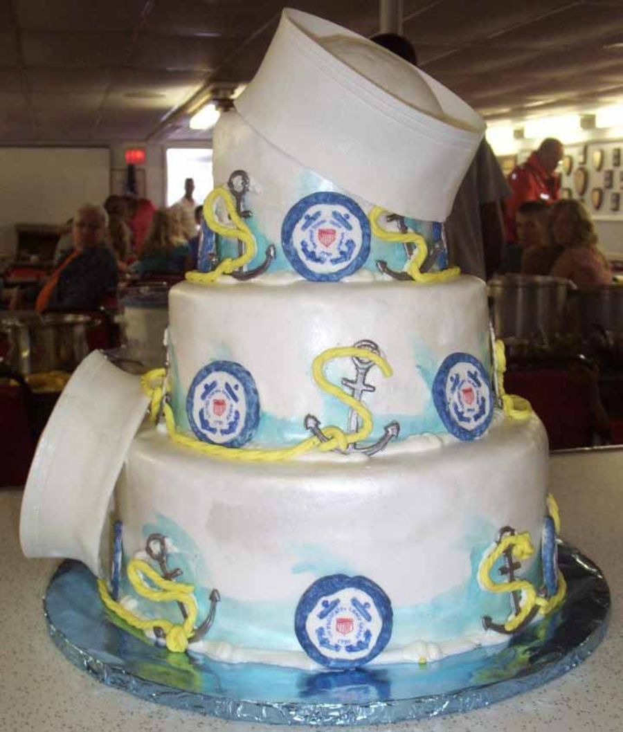 Coast Guard Cake - CakeCentral.com