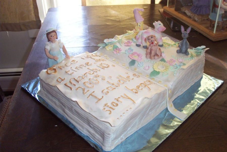 Baby Book Cake - CakeCentral.com
