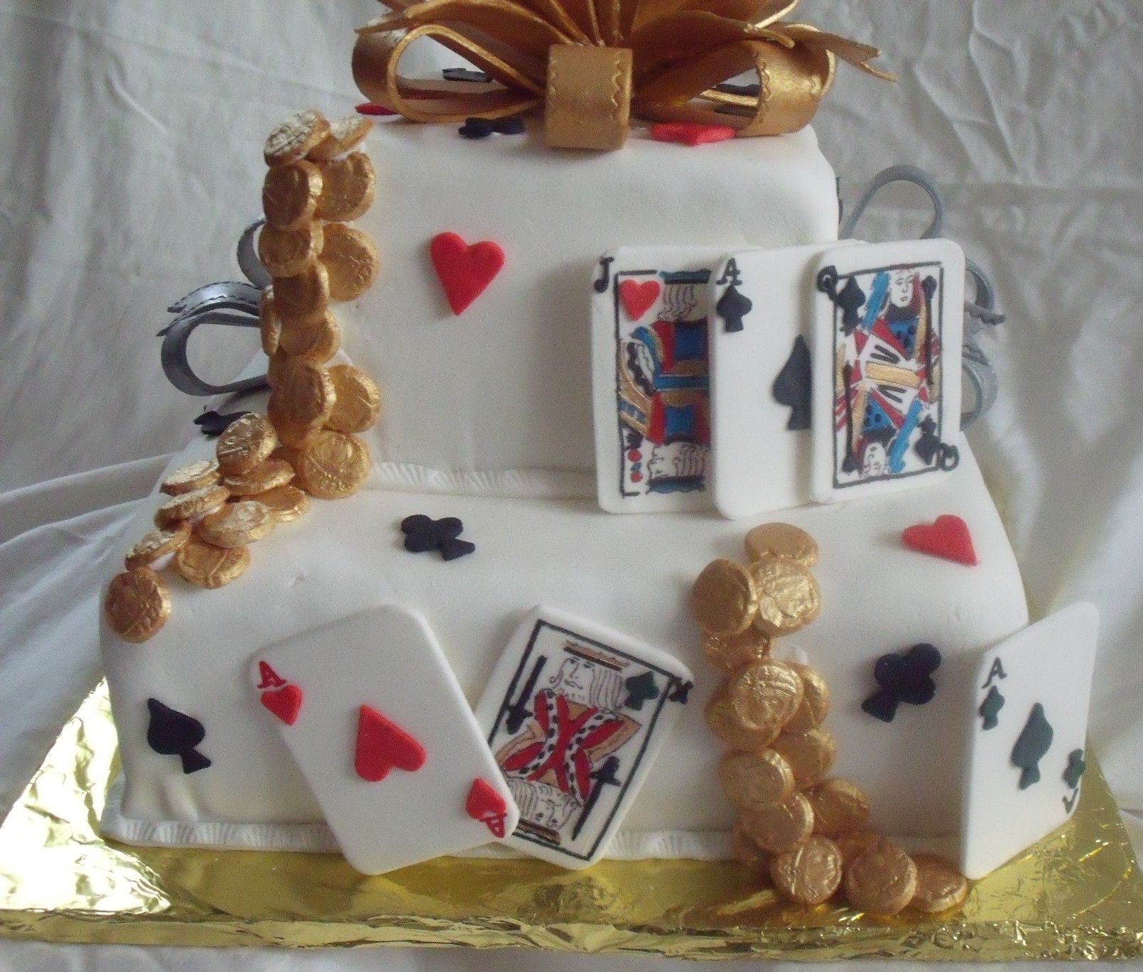 Poker Cake Or Playing Card Cake Or Casino Cake - CakeCentral.com