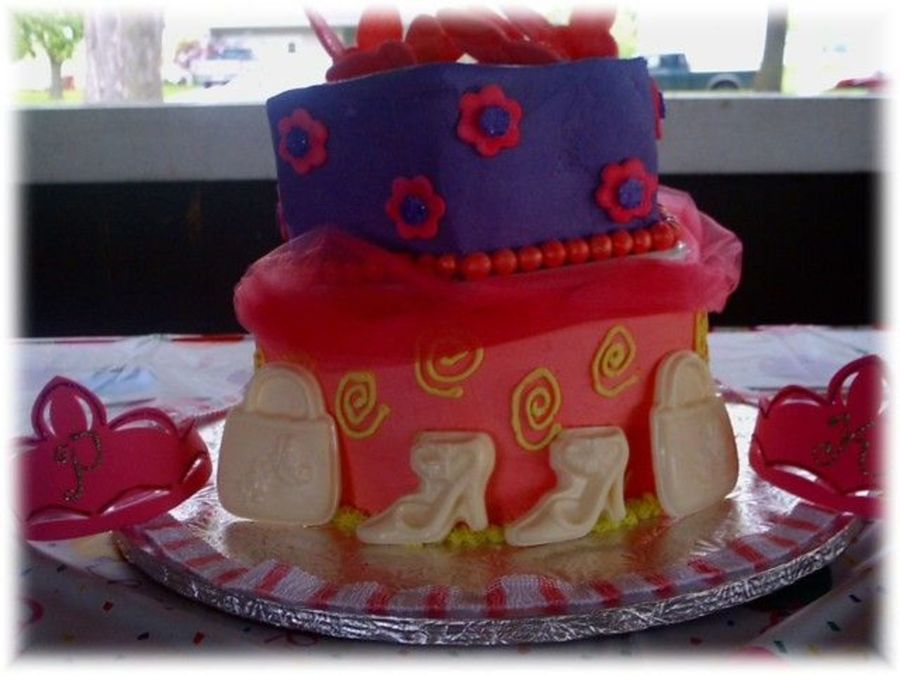 Dress Up Cake- First Tilted Cake - CakeCentral.com
